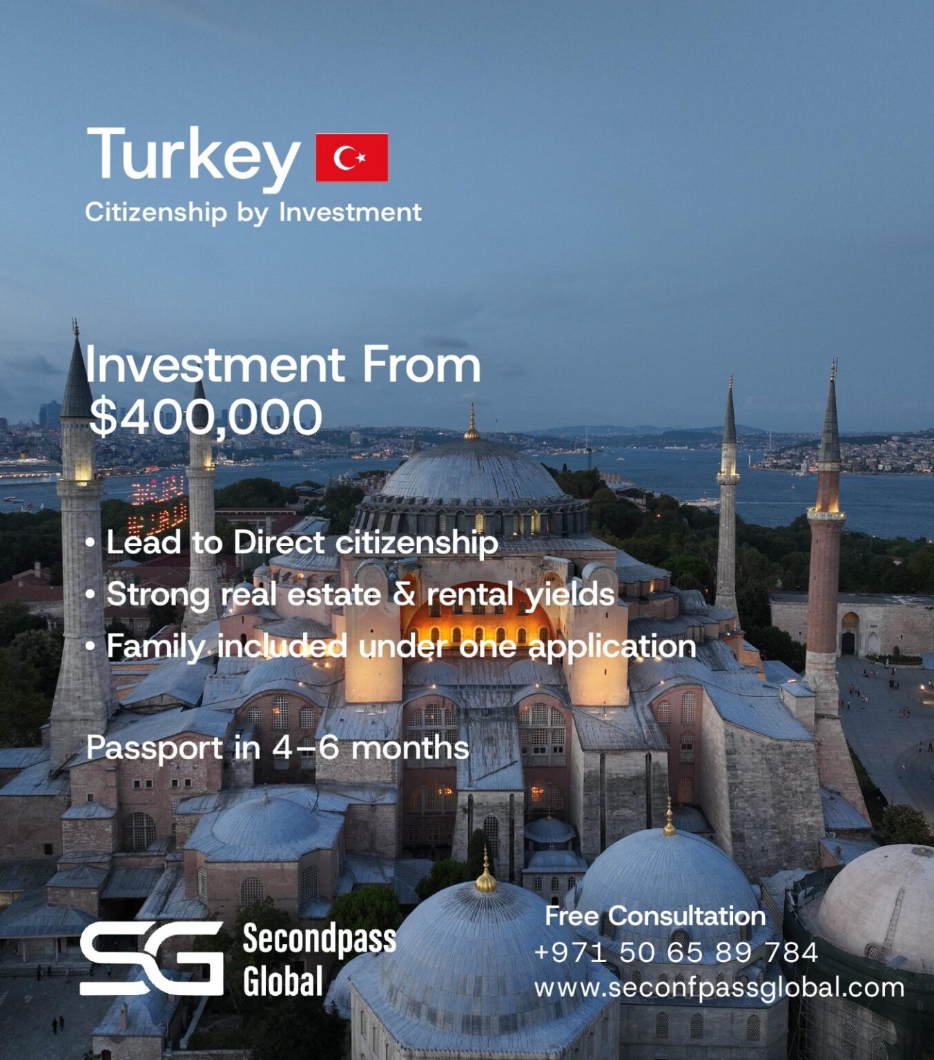 Turkey Citizenship by Investment – Second Pass Global